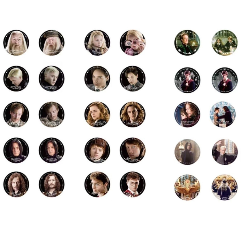 Guangu Harry Potter Series Badge Spring Breeze Rain Series Badge Bar ...