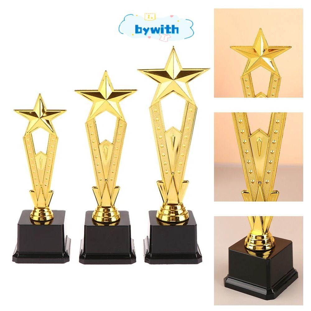 BYWITH Award Trophy, Plastic Golden Reward Cup, Star School Rewarding ...