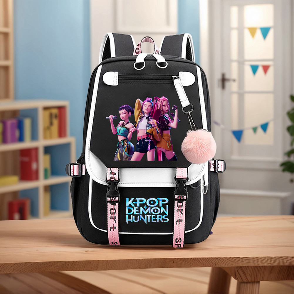 KKD For KPop Demon Hunters Backpack Demon Slayer Backpack For Kpop ...