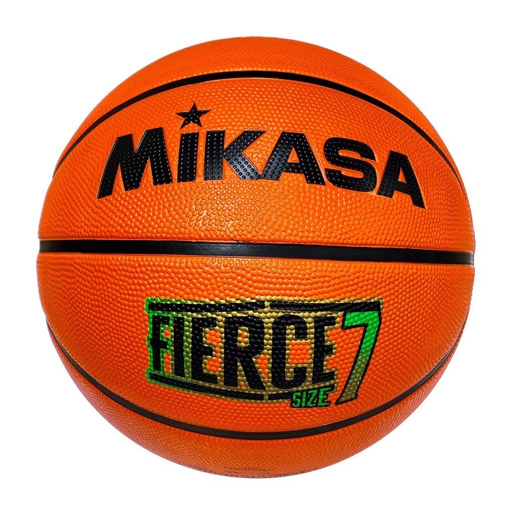 MIKA-BB710E-O Basketball Size 7 with Quality Rubber (Orange/Green ...