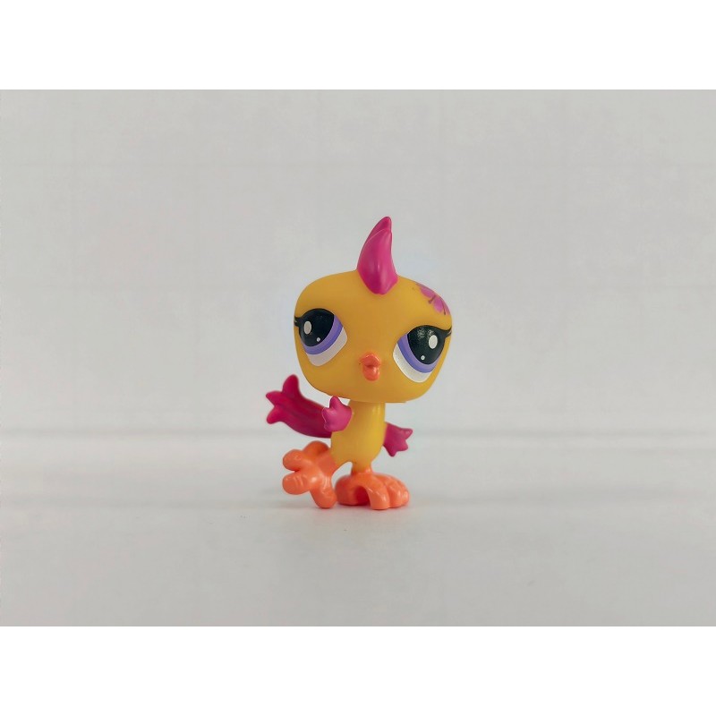 LPS Figure Yellow Parakeet Triplet Purple Eyes #7091 Littlest Pet Shop ...