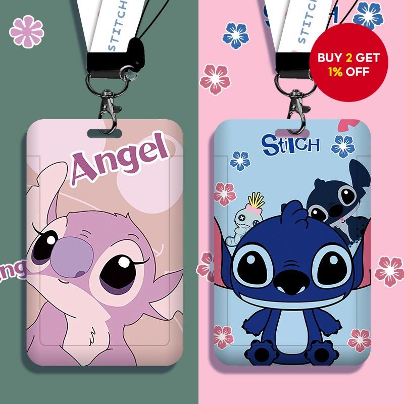New Cute Student Card Holder Neck Hanging Telescopic Kindergarten Pick ...