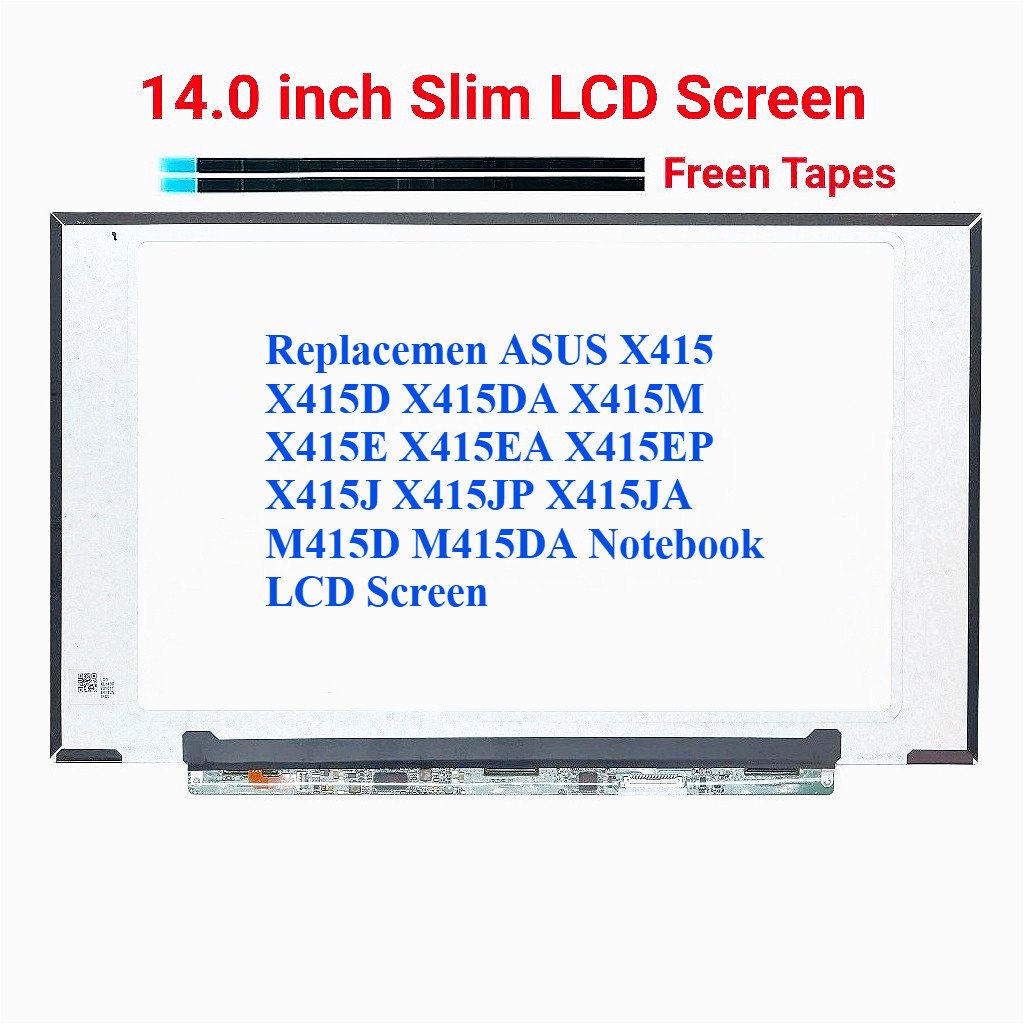 Replacemen ASUS X415 X415D X415DA X415M X415E X415EA X415EP X415J ...