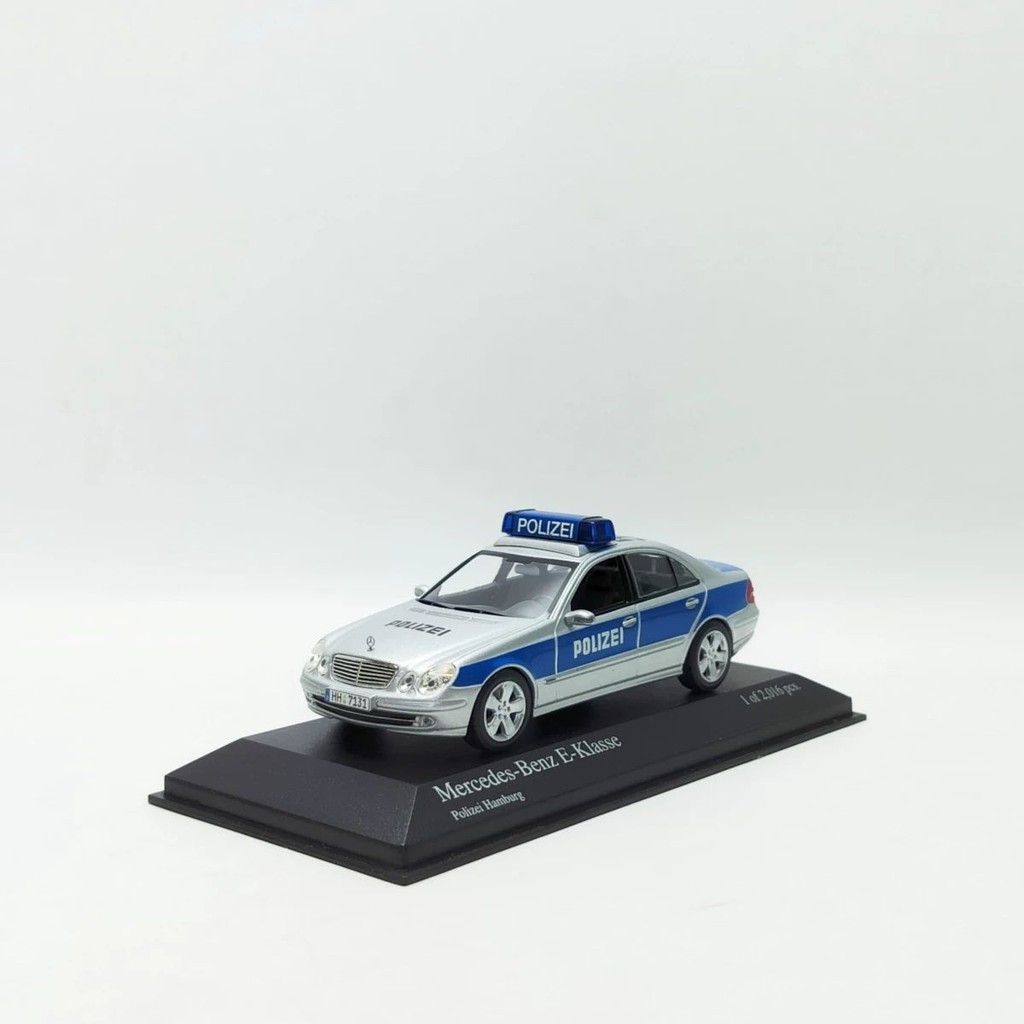 MINICHAMPS 1/43 Mercedes-Benz W211 E220 German Police Car 2002 Alloy ...