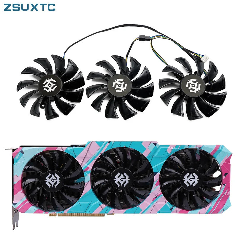 GA92S2U 0.46A Cooler Fans RTX3080 for ZOTAC GeForce RTX 3090 3080 3070 ...