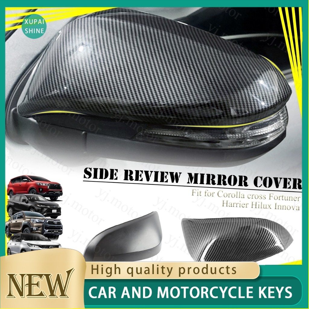 【xps】For Toyota Hilux Innova Fortuner Side Mirror Cover Corolla Cross ...