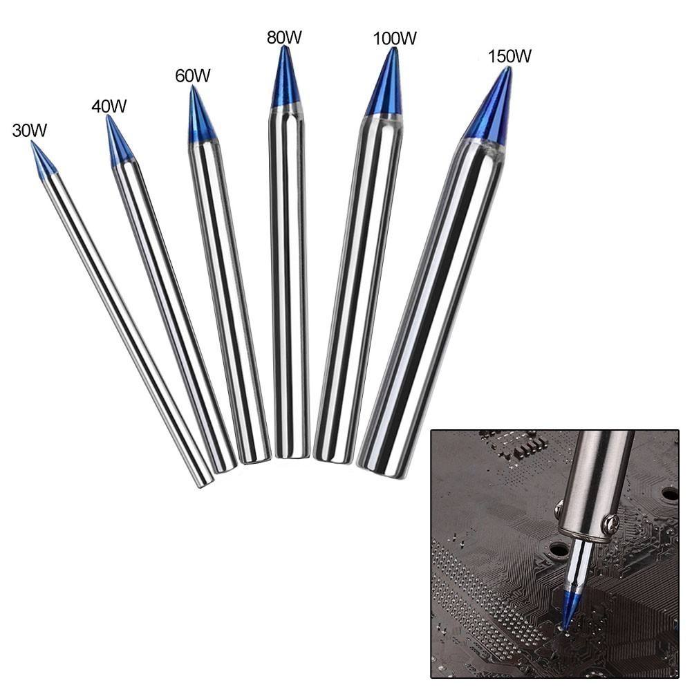 30-150W Blue Pointed Welding Tips External Heat Soldering Iron -Free ...