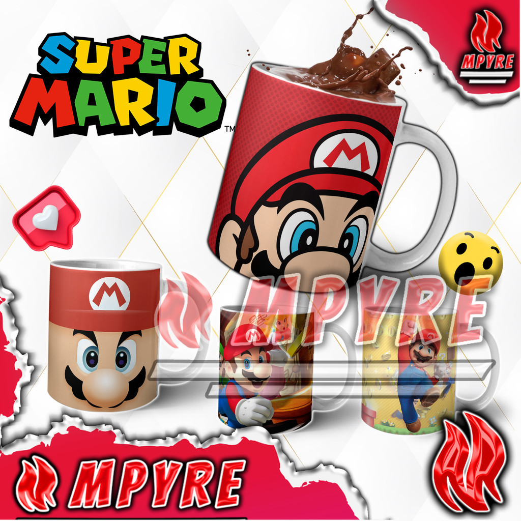 MARIO BROTHERS MARIO GAMES CHARACTER MUG DESIGN MPYRE | Shopee Philippines