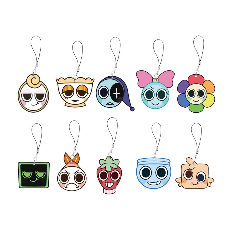 Dandys World Mobile Phone Charms Acrylic Key Ring Shrimpo Astro Gigi ...