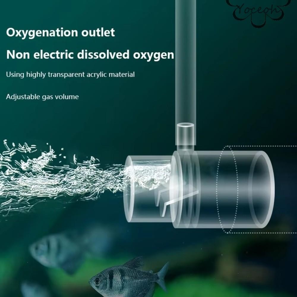 YOCEOH Fish Tank Oxygenation Outlet Filter, Non-electric Oxygen Pump ...
