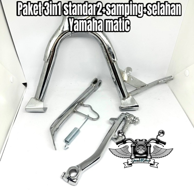 Center stand 2 chrome side chrome chrome selahan chrome mio sporty mio ...
