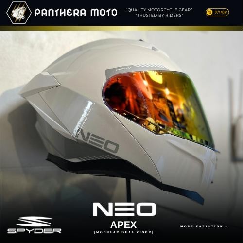 SPYDER NEO APEX MODULAR DUAL VISOR MOTORCYCLE HELMET | Shopee Philippines