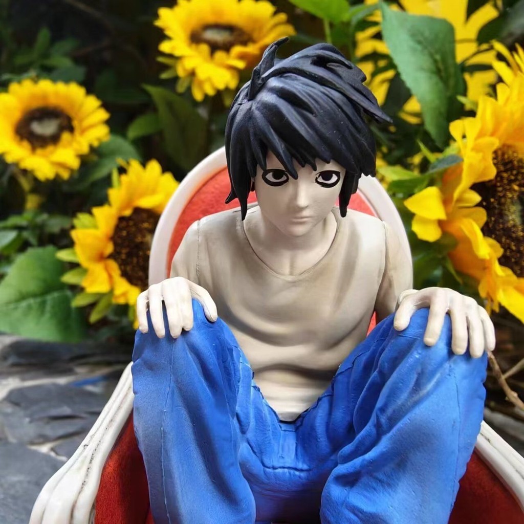 Death Note GK L Squatting Position Yagami Yuki Simplified Statue 1/10 ...