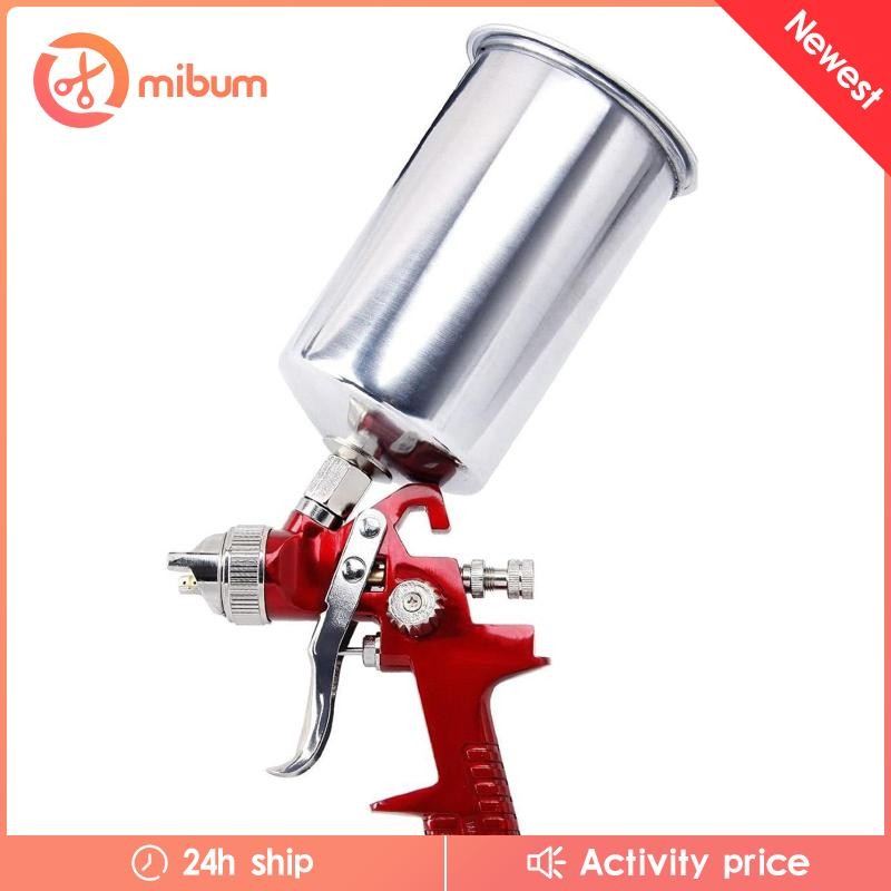 [Mibum] Aluminum feed Cup Easy Clean 3/8 inch Threaded feed Cup Spray ...
