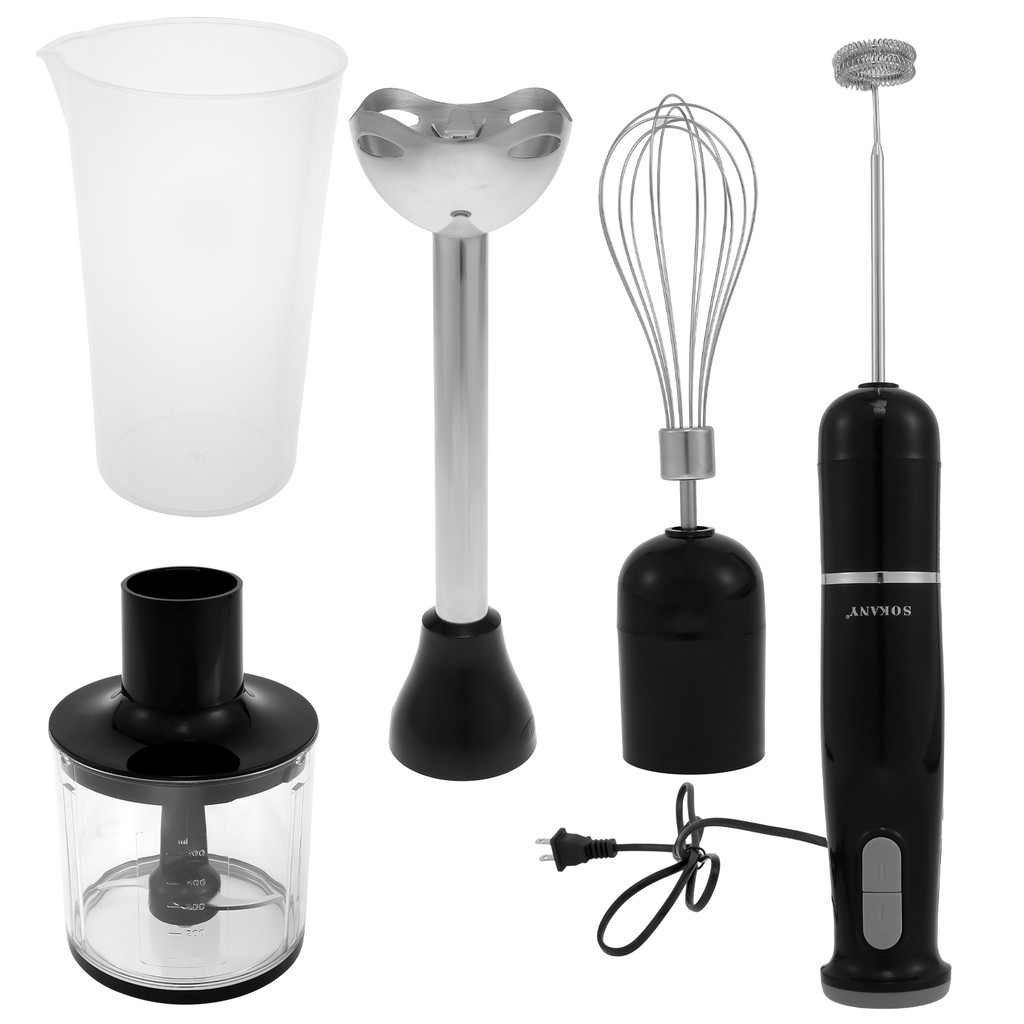 Immersion Blender Handheld 800W Hand Blender Powerful Hand Mixer ...