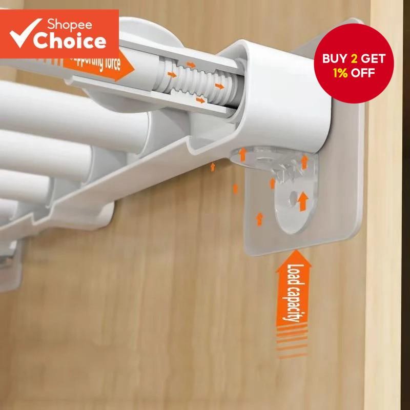 Triangle Bracket Support Shelf Hook/Punch-free Layered Partition ...