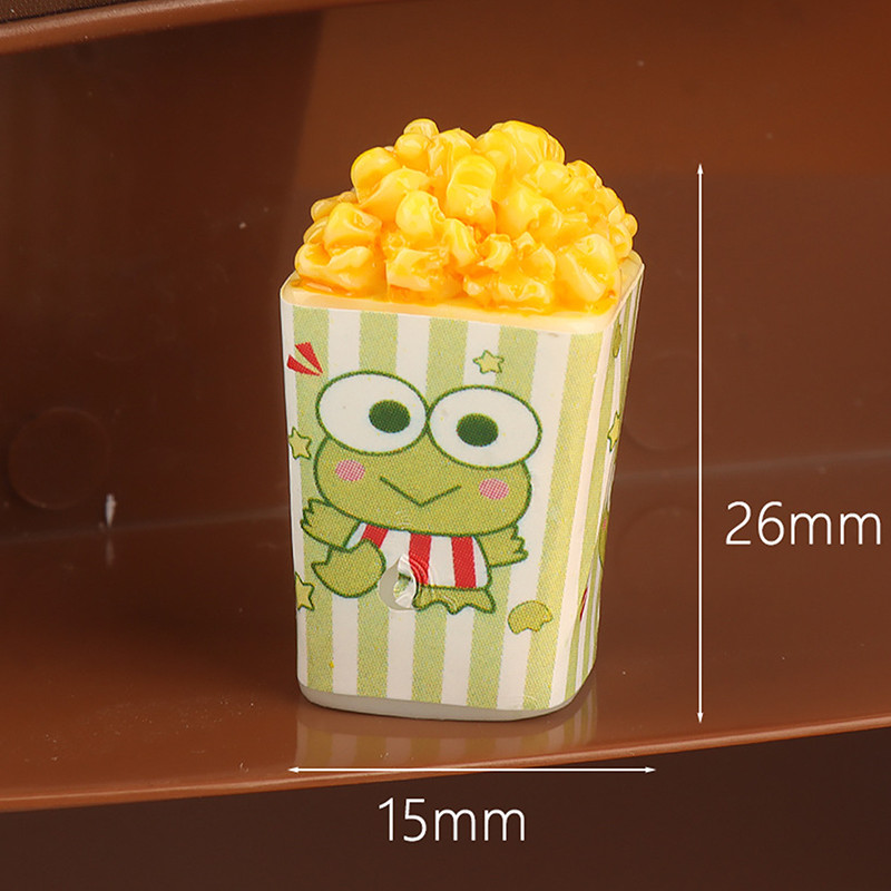 openwatere 8pcs Dollhouse Miniature Simulation Mini Popcorn Bucket ...