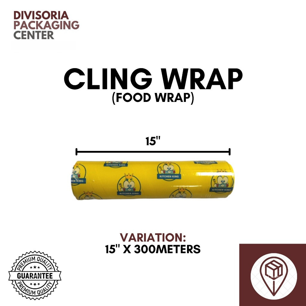 Food Wrap | Cling Wrap 15"x300m / 15"x500m | Food-grade material | High ...