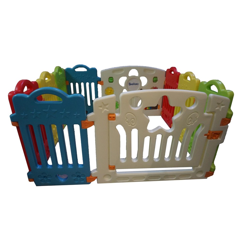 Babygro Playfence / Playpen / Play yard / Safety Rail (8+2 Panels ...