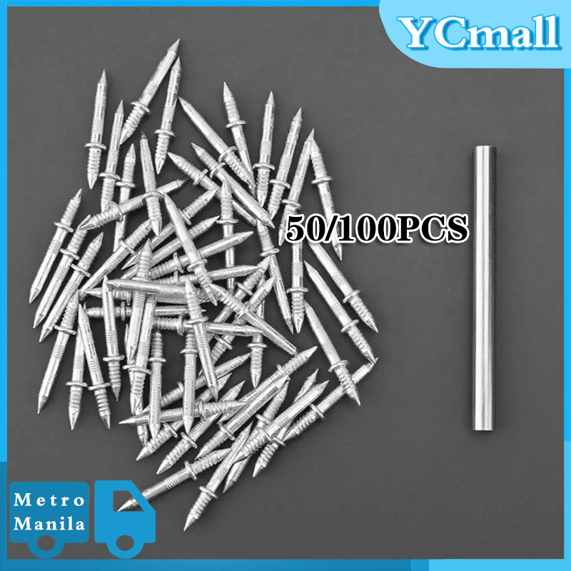 Double-Head Seamless Nails Sleeve Skirting Thread Rust-Proof Fixator ...