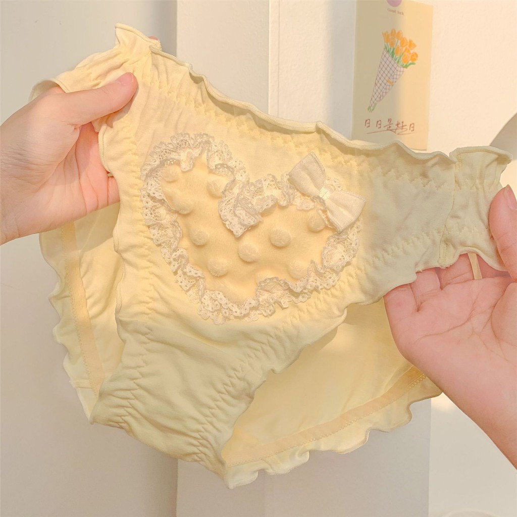 Milk Cotton Sweetheart~Straw Middle Straw Girls' Underwearsysnjq03.my ...