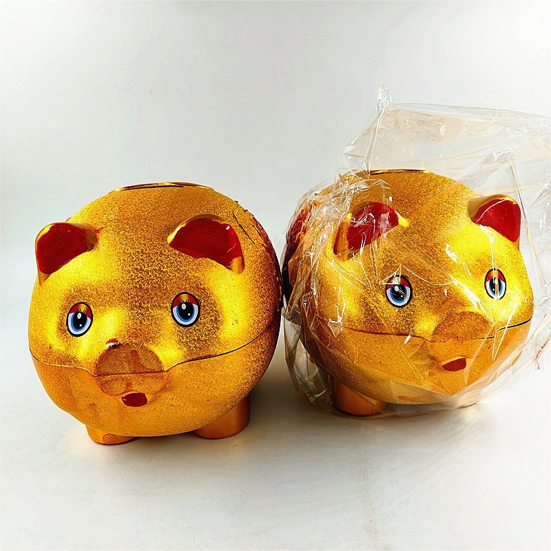 【COD】 6/8inch Ceramic Gold Pig Piggy Bank Piggy Bank Piggy Bank ...