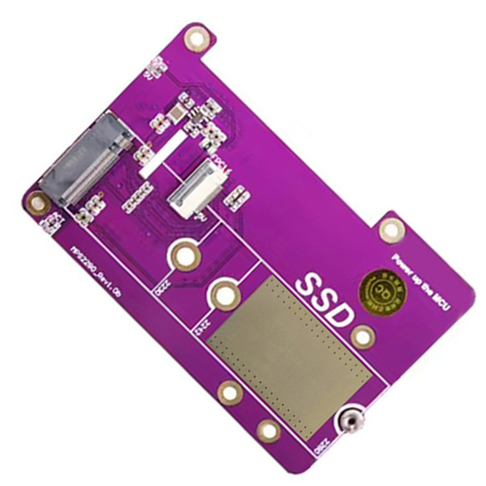 For Pi5 PCIe To NVMe SSD Adapter Board Supports Gen3 PCIe To M.2 NVMe ...