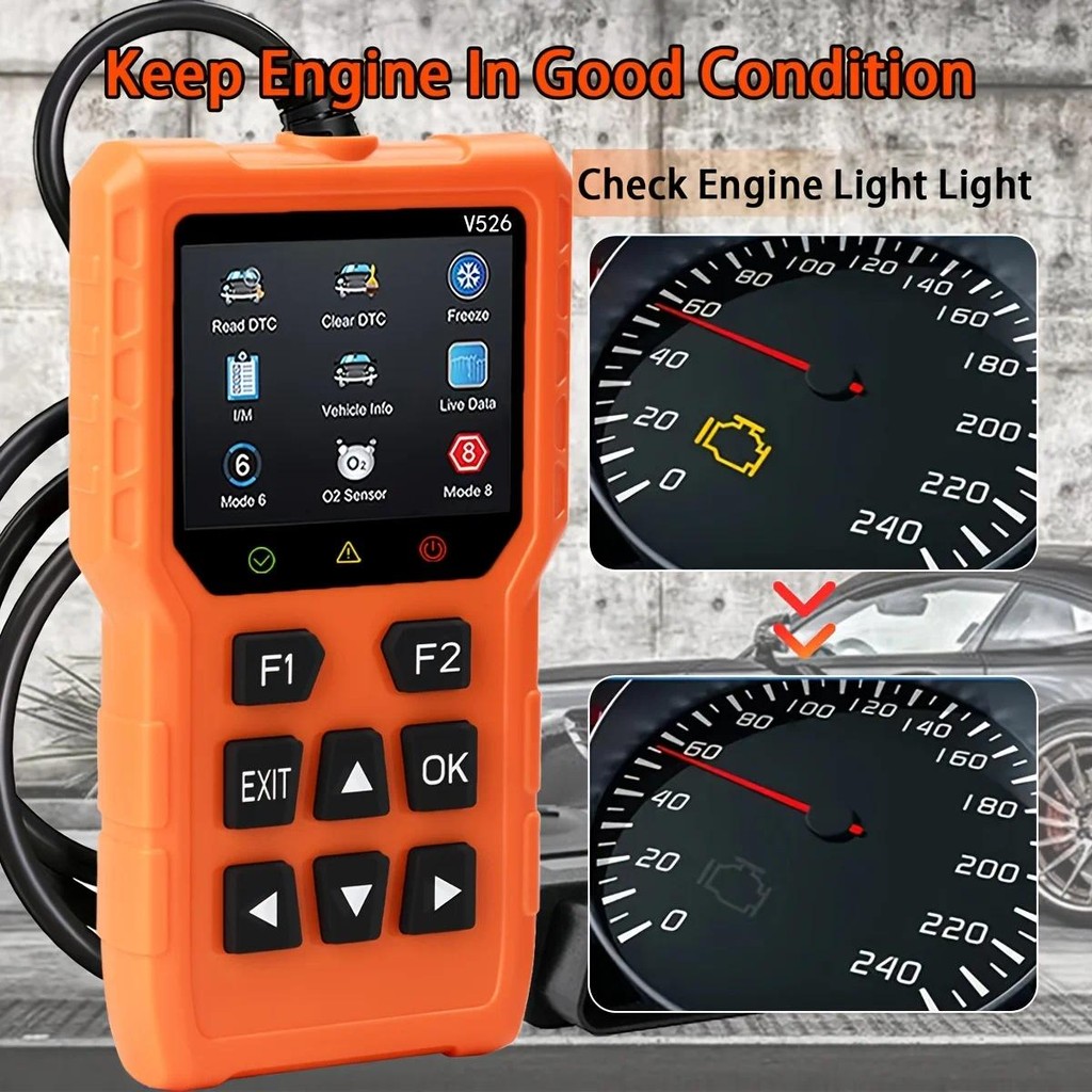 OBD2 Scanner OBD Tester Tool Auto Engine System Diagnostic Tool Engine ...