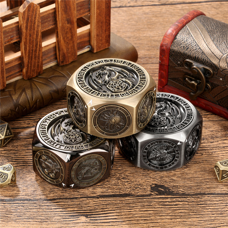 Creative Eight Side Turnable Dice Spinner 7-in-1 Fingertip Disc ...
