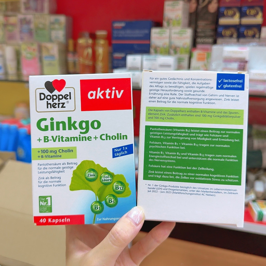 Ginkgo Doppelherz brain supplement - Improve Memory, Reduce Headaches ...