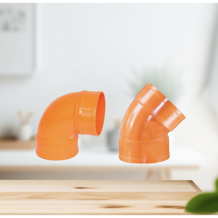 PVC ORANGE SANITARY FITTINGS ELBOW | Shopee Philippines