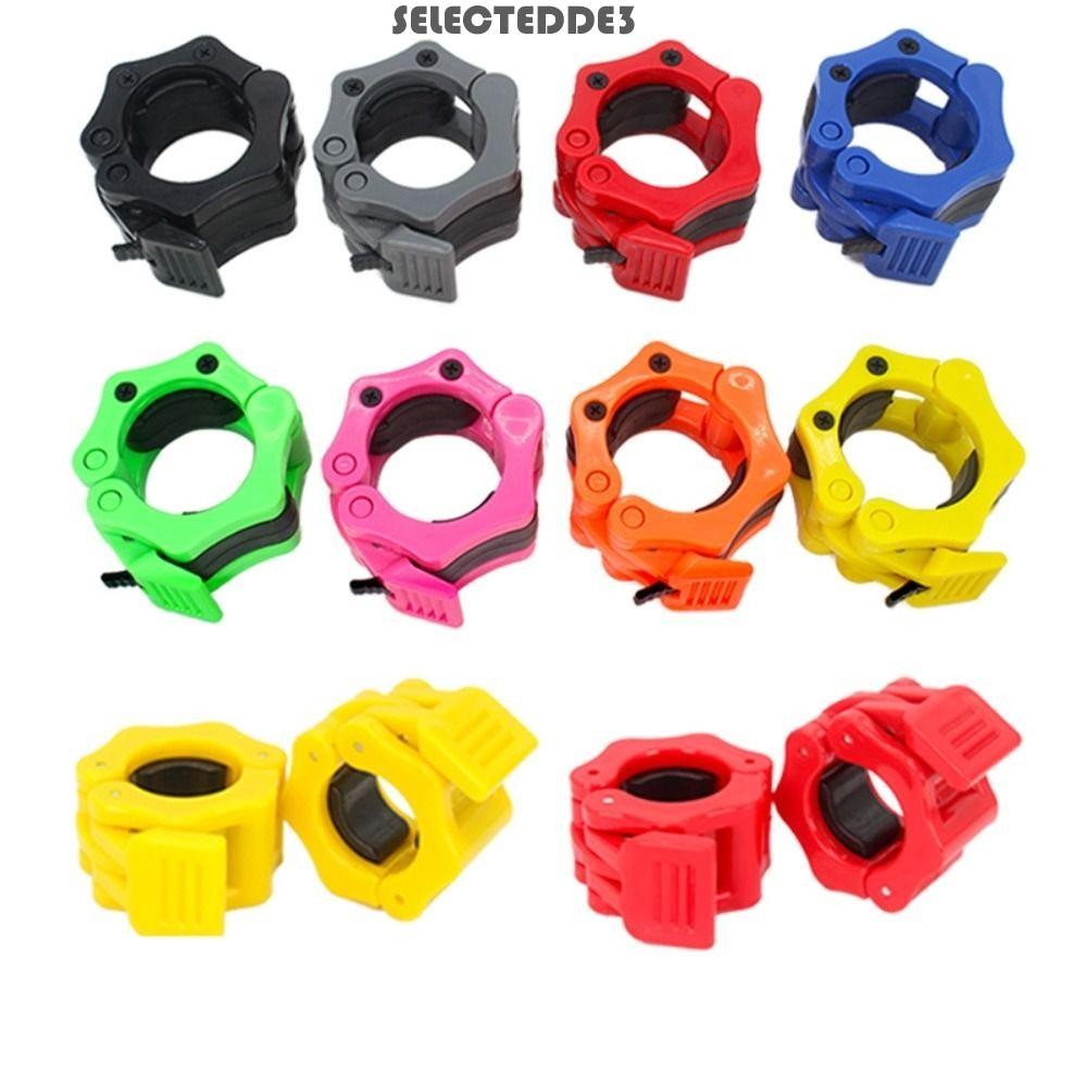 SELECTEDDE 1 Pair Fitness Barbell Clamps, 25/30mm Quick Release ...