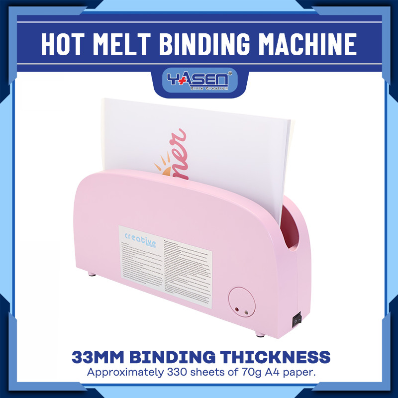 33mm A4 Hot Melt Binding Machine: Perfect for School Reports Yearbooks ...