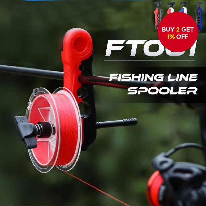 Portable Fishing Line Winder Reel Fishing Line Spooler for All Type Rod ...
