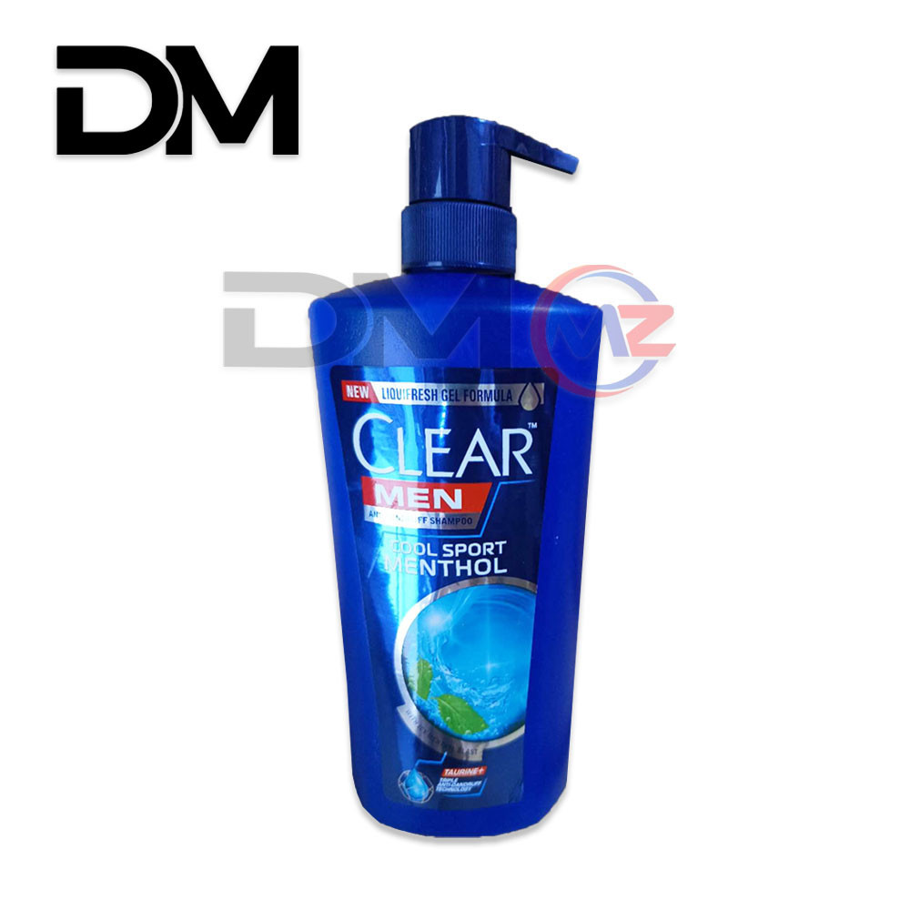 DM CLEAR COOL SPORT MENTHOL Shampoo Anti Dandruff 750ml | Shopee ...
