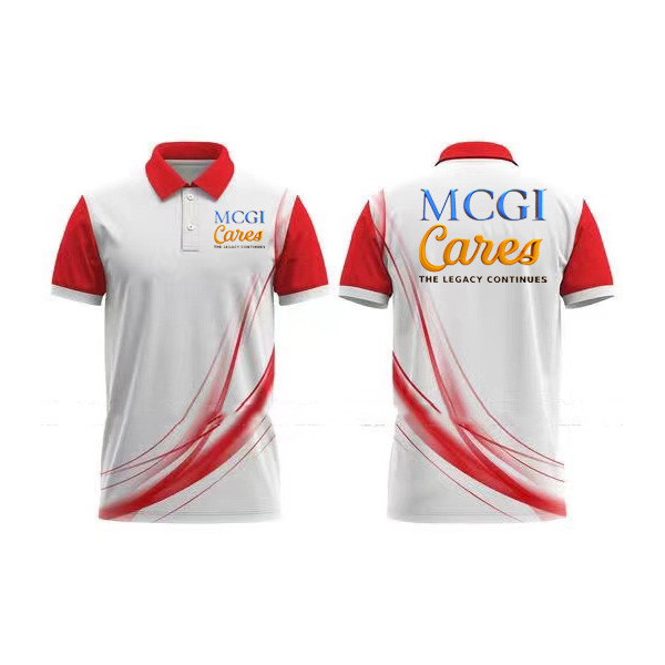 MCGI Polo Shirt V14: Iconic Blue and Orange Design, Showcasing the Spirit of Care(Free ...
