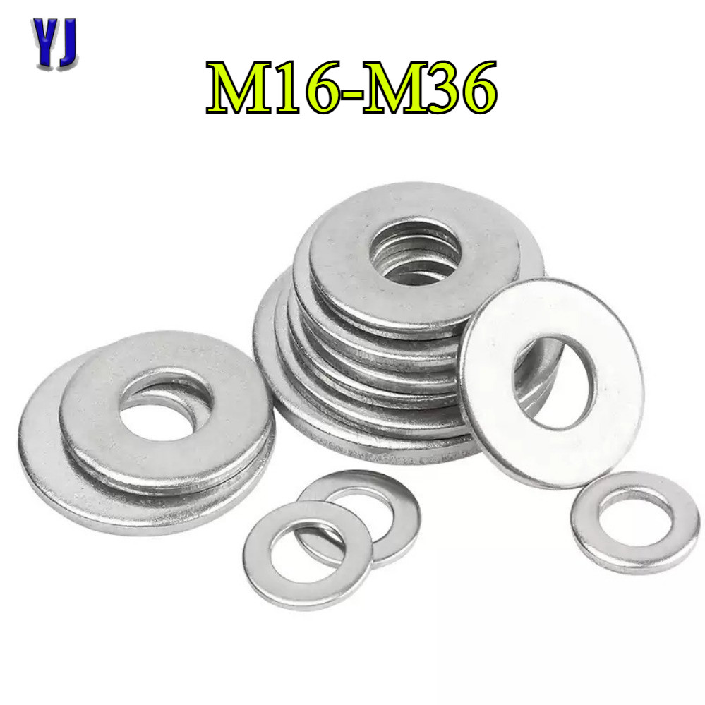 304 Stainless Steel Washers Extra Thick & Large Metal Flat Washers ...