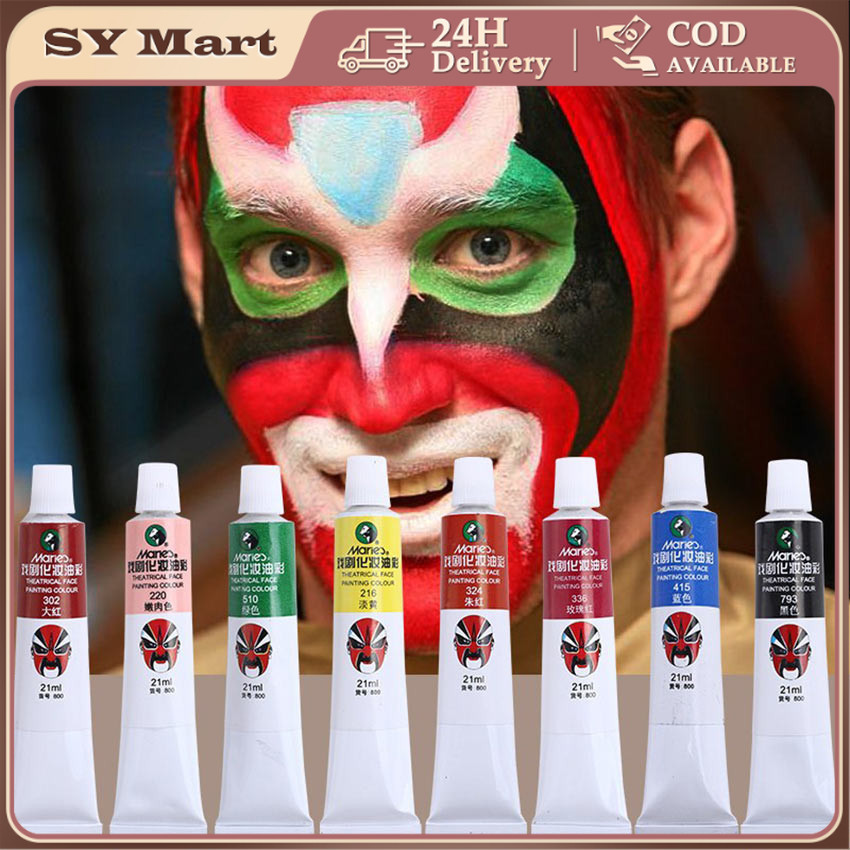 Face Paint Theatrical Face Oil Painting Colour Makeup Pigment Drama ...