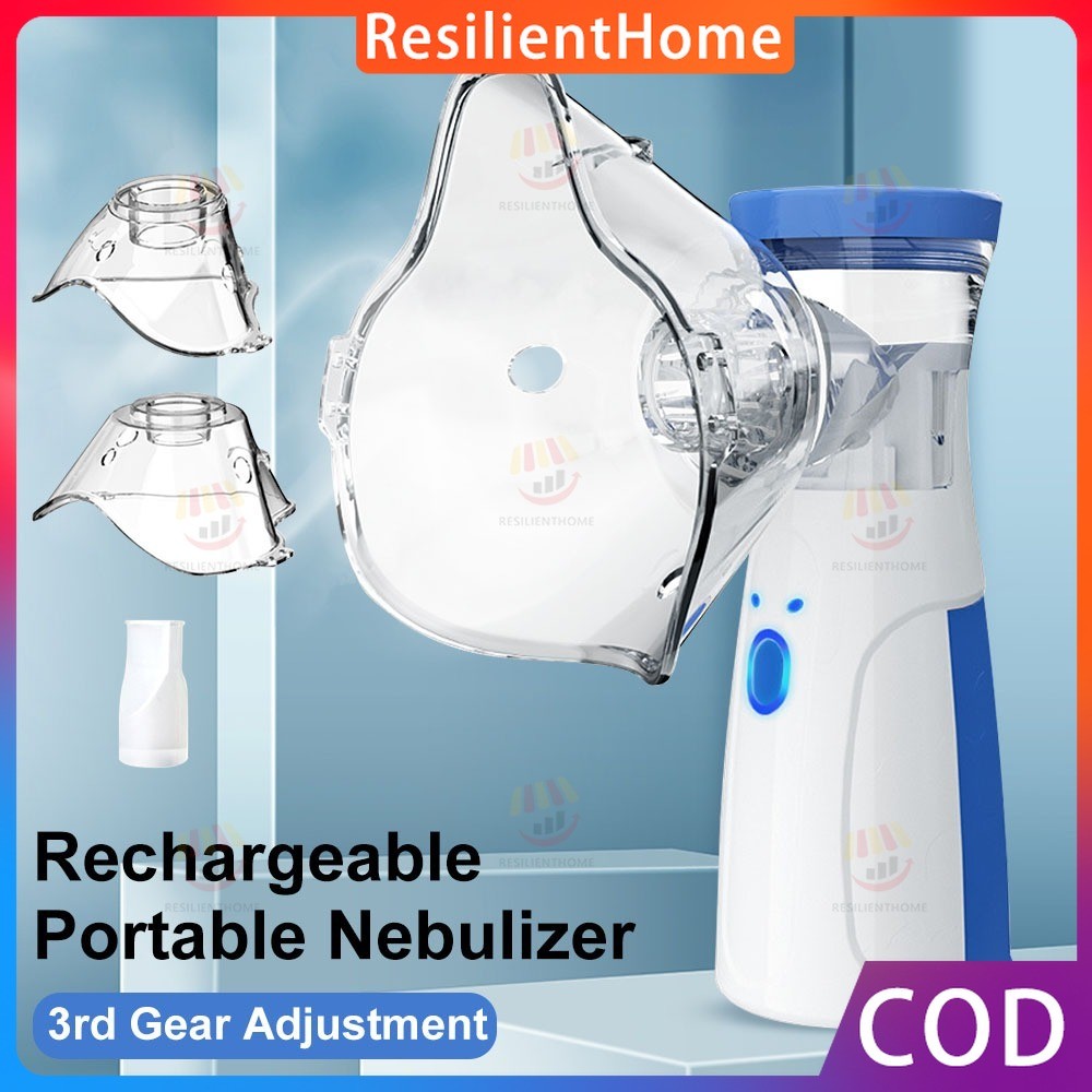 Portable Silent Mesh Nebulizer Machine Medical Asthma Inhaler Mini ...