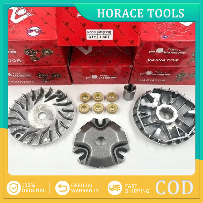 M.POWER STOCK PULLEY SET YAMAHA MIO I 125 /M3/MIO GRAVIS, BEAT Fi K44 ...