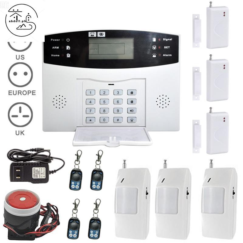 Burglar Alarm System LCD Wireless GSM Auto Sensor Motion Home Security ...
