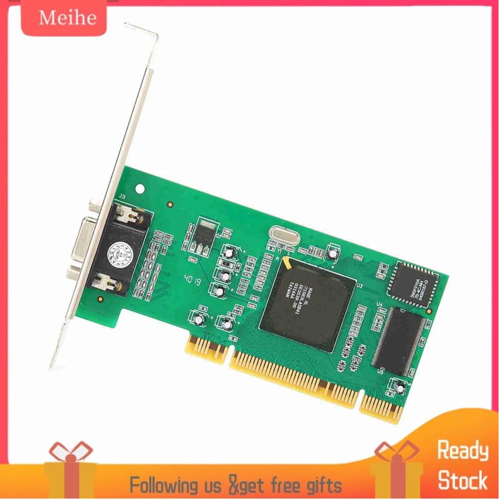 meihe Graphics Card MultiDisplay Video VGA PCI 8MB 32Bit Desktop ...