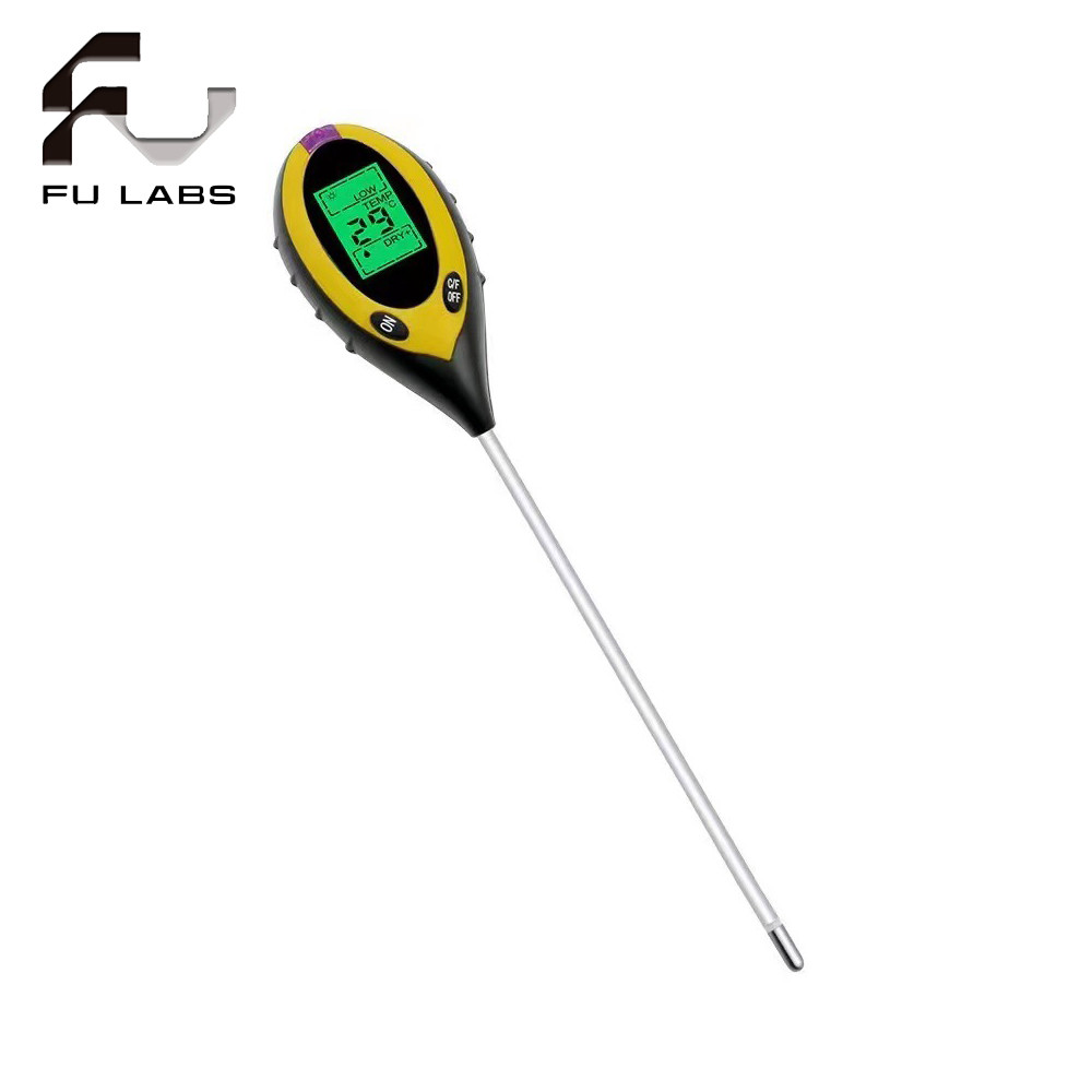 Fulabs Soil pH Tester Digital Multifunction Tester PH Light Moisture ...