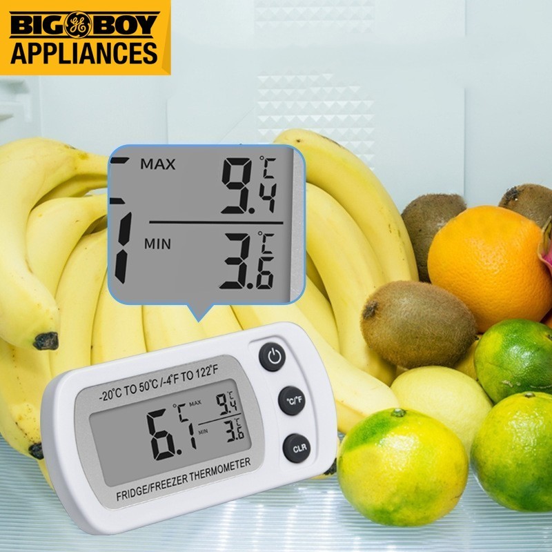 home commercial refrigerator thermometer large digital display low ...