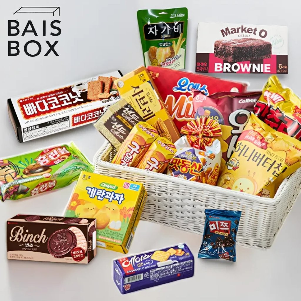 Korean Snack Variety Pack 16 Types | Assorted Korean Biscuits Chips ...