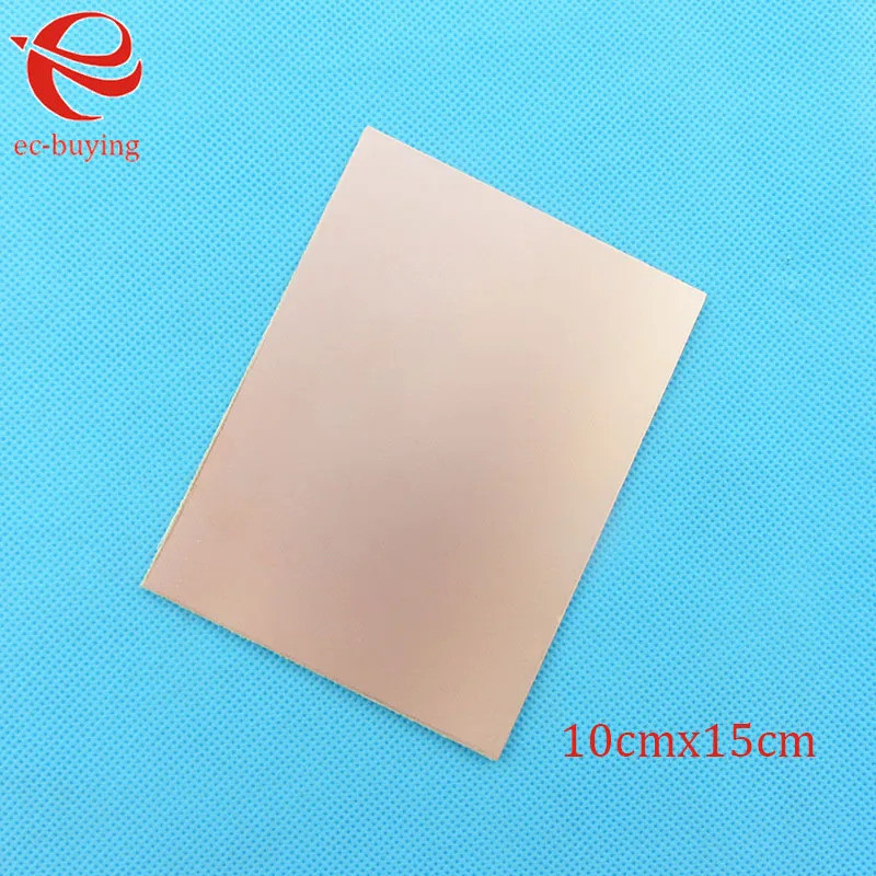Copper Clad Laminate One Single Side Plate CCL 10x15cm 1.4mm Bakelite ...