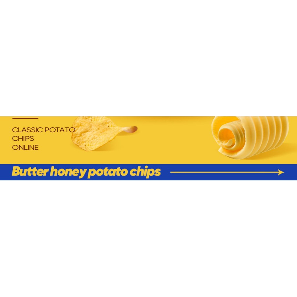 Crispy Rising Honey Butter Flavor Potato Chips Bagged Office Casual ...