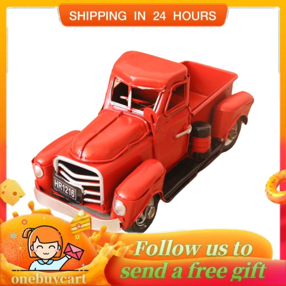 Onebuycart [Ander Online](1 pack) (red truck plus Christmas tree) Retro ...