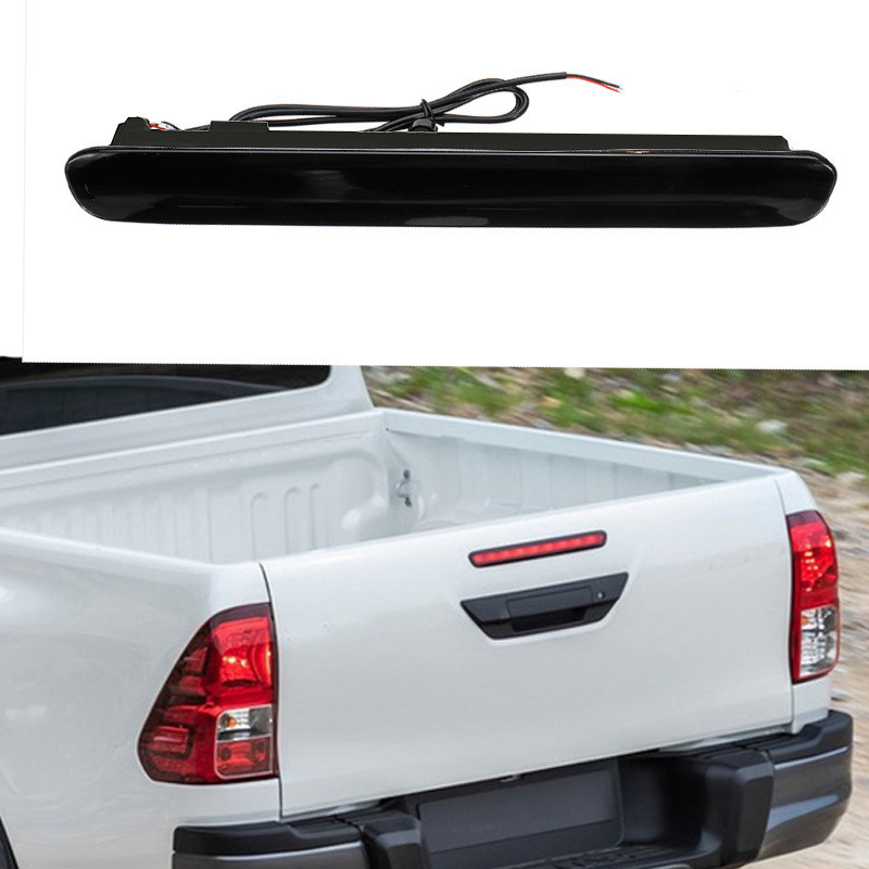 1个 Suitable for Toyota2016-2018 Hilux REVO Stop lamp Black Shell Red ...