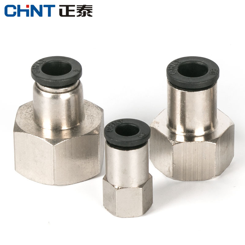 Zhengtai Copper NPCF Internal Threaded Straight Joint Pneumatic Quick ...